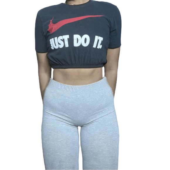 Nike | Tops | Nike Just Do It Reworked Crop Top | Poshmark